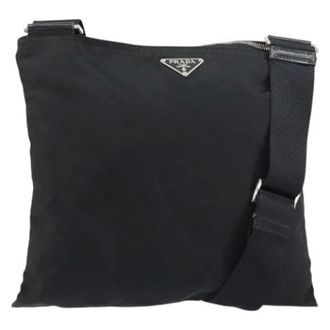 Prada Sac bandouli&egrave;re en nylon Pre-owned - Femme - Pre-owned - Noir - Taille: ONE Size