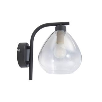 Lindby Wandleuchte, Wandlampe Innen Pendura (Modern) in Alu aus Glas (1 flammig E14) - Wandstrahler Wandbeleuchtung Schlafzimmer/Wohnzimmer Wohnzimmerleuchte