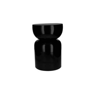 Gift Company Grimaud, Beistelltisch, H46cm, Metall, gl&auml;nzend, schwarz 31,7x46x31,7cm