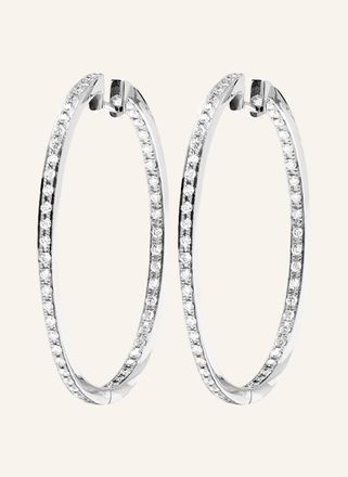 Cada Cada Creolen Large Hoops silber