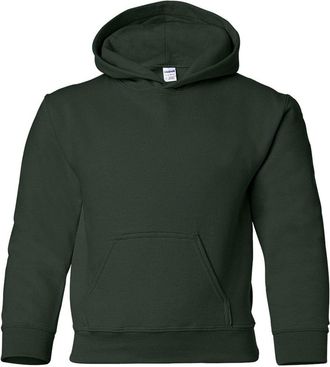 Gildan Herren Fleece Hooded Sweatshirt G18500, kiefer, X-Large