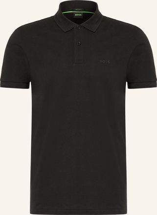 HUGO BOSS Piqu&eacute;-Poloshirt Pio schwarz