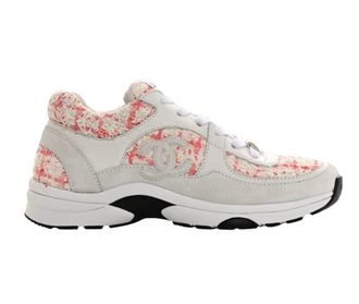 Chanel CC Tweed Trainers Size 38