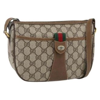 Gucci Sac bandouli&egrave;re en plastique Pre-owned - Femme - Pre-owned - Beige - Taille: ONE Size
