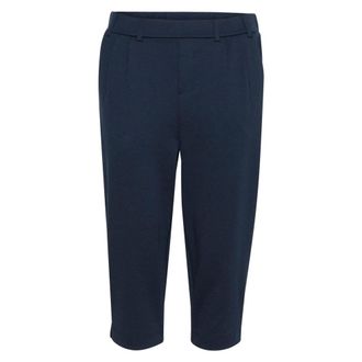 Kaffe Pantacourt Midnight Marine Slim-Fit - Femme - Pantalons - Bleu - Taille: 36 FR
