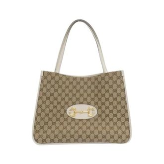 Gucci Sac cabas Pre-owned - Femme - Pre-owned - Beige - Taille: ONE Size