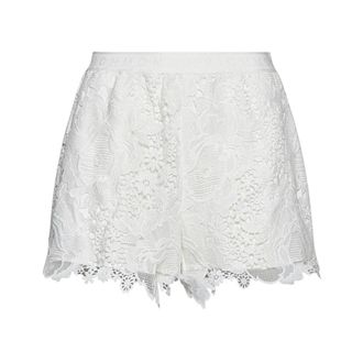 John Richmond Bestickte- kurze Shorts - - Shorts - Damen - Wei&szlig; - XS