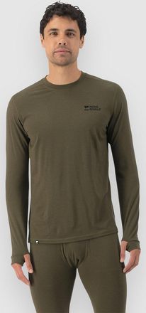 Mons Royale Cascade Merino Funktionsshirt dark olive