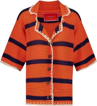 La DoubleJ Femme, Pulls, Multicolore, Taille: 40 FR SaltnVinegar Crochet Jacket