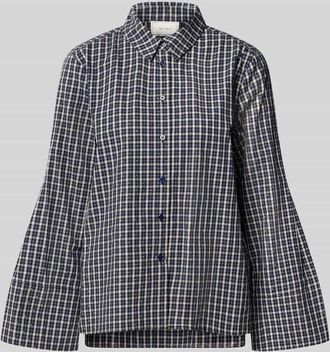Neo Noir Regular Fit Bluse mit Gitterkaro Modell Drew