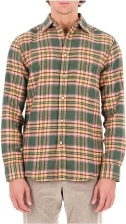 Portuguese Flannel Chemise Olivara - Homme - Chemises - Multicolore - Taille: S
