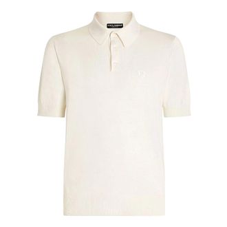 Dolce & Gabbana Polo - - Tops - Herren - Wei&szlig; - 2XL