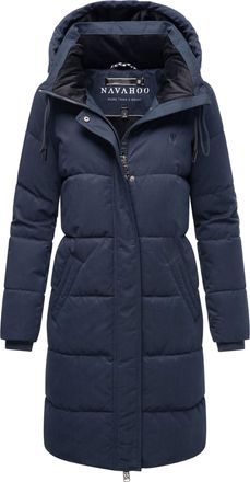 Navahoo Wintertanz Damen Winter Steppjacke mit abnehmbarer Kapuze