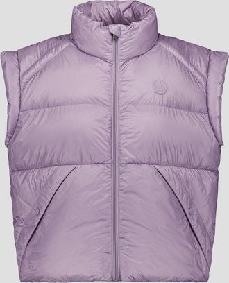 Jott Doudoune courte oversize sans manches Encens violet Lyna - Taille XS