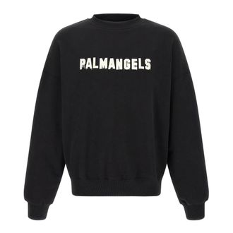 Palm Angels Palm Hills SweaT-shirt - Homme - Sweatshirts et sweats &agrave; capuche - Noir - Taille: M