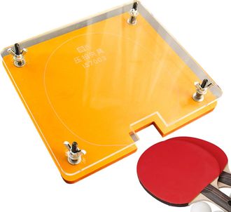 Generico Tischtennispresse - verstellbarer Pr&auml;zisionsschneider | Manueller Gummikantenschneider f&uuml;r Schl&auml;ger, tragbares Ger&auml;t zum Aufkleben von Schl&auml;gern, prof