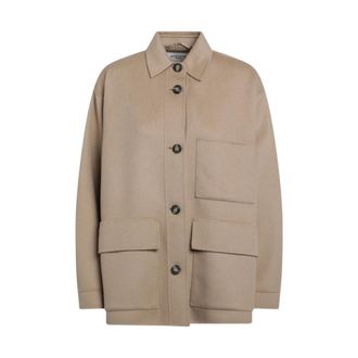 Max Mara Giaccone - Femme - Vestes - Beige - Taille: 36 FR