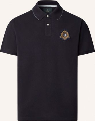 Hackett Poloshirt Heritage Crest Logo blau