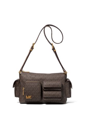 Michael Kors 30S5AM3L8B-252 MD PCKT SHLDR Women BRN/ACORN Size One Size