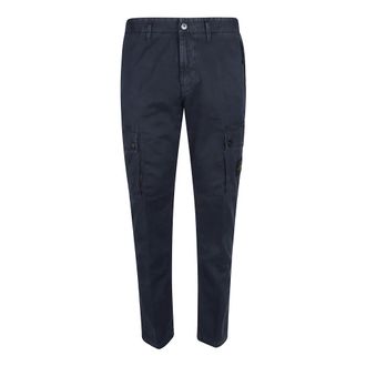 Stone Island Homme, Pantalons, Bleu, Taille: W33 Slim Pant