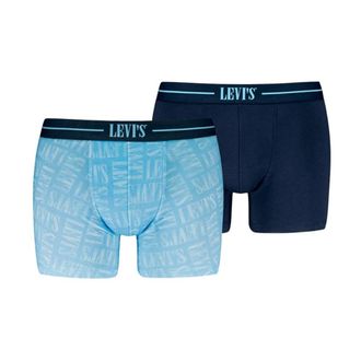 Levi's Discharge Logo Boxer Brief - - Underwear - Herren - Blau - S