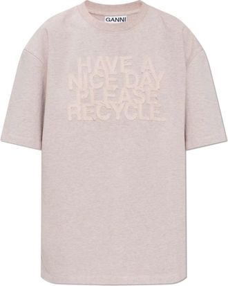 Ganni Femme, Tops, Rose, Taille: 38 FR T-shirt ample