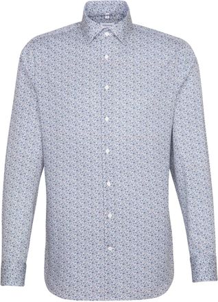 Seidensticker Herren X-Slim Langarm Uni Twill Klassisches Hemd, Dunkelblau, 38