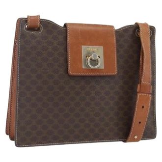 Celine Sac bandouli&egrave;re vintage Pre-owned - Femme - Pre-owned - Brun - Taille: ONE Size