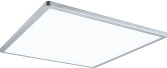 Paulmann 71009 LED Panel Atria Shine 420x420mm 3-Step-Dim eckig incl. 1x22 W dimmbar Tageslichtweiß Chrom matt Lichtpanel Kunststoff 4000 K