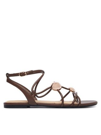 Guess Sandalen FLTTAB ELE03 Braun