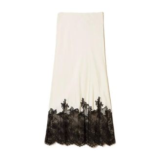 Twinset Femme, Jupes, Blanc, Taille: 38 FR Jupes &Eacute;l&eacute;gantes Ensemble