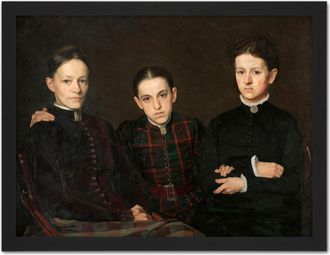 Artery8 Veth Portrait Cornelia Clara Johanna Artwork Framed Wall Art Print 18X24 Inch Porträt Wand