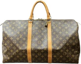 Louis Vuitton unisex, Pre-owned, Brun, Taille: ONE Size Keepall Monogram Boston Bag Pre-owned