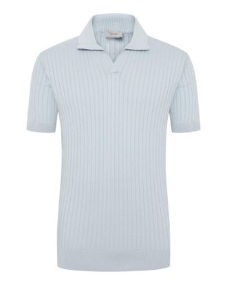 Ferrante Softes Poloshirt aus &auml;gyptischer Baumwolle mit Variokragen in