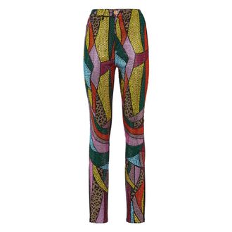 Philipp Plein Femme, Jeans, Multicolore, Taille: W27 Super High Waist Jegging