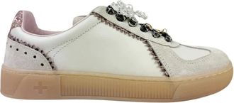 Gio+ Femme, Chaussures, Beige, Taille: 39 EU Leopard Low Fiocco Perle