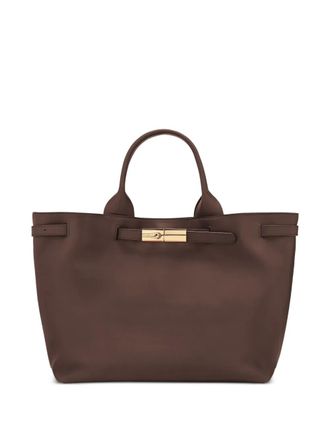 Longchamp grand sac &agrave; main Le Roseau - Marron