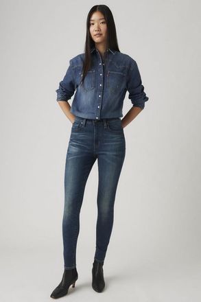 Levi's Jean 721 Taille Haute Skinny - Femme - Bleu / Miles Apart - 23X28