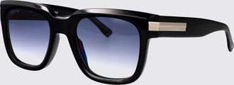 Dsquared2 Rechteckige Sonnenbrille aus schwarzem Acetat mit farbigen Gl&auml;sern