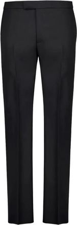 Alexander McQueen pantalon de costume Barathea - Noir
