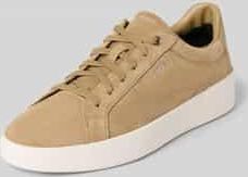 HUGO BOSS Low Top Sneaker aus reinem Veloursleder Modell LYDE_TENN