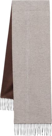 D4.0 Schal mit Logo-Patch - Braun