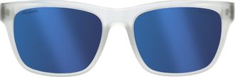 Superdry Sonnenbrille SUPERDRY Modell 996074, Herren, wei&szlig;, leicht durchscheinend, matt, Sonnenbrillen Sonnenbrille, Form Karree/Eckig, Logoschriftzug auf B&uuml;ge
