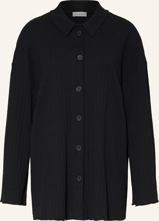 Oh April Oh April Hemdbluse Fleur Aus Jersey schwarz