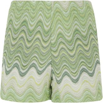 MC2 Saint Barth Femme, Shorts, Vert, Taille: 40 FR Meave Pull Up Shorts