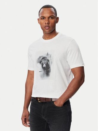 HUGO BOSS T-Shirt 50571288 Wei&szlig; Regular Fit