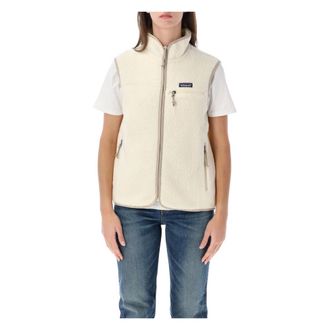 Patagonia Gilet en polaire Retro Pile - Femme - Sport - Beige - Taille: 40 FR