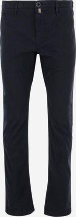 Jacob Cohen Pantalon en coton m&eacute;lang&eacute; extensible