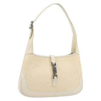 Gucci Pre-owned Vintage Canvas Shoulder Bag - - Pre-owned - Damen - Beige - ONE SIZE