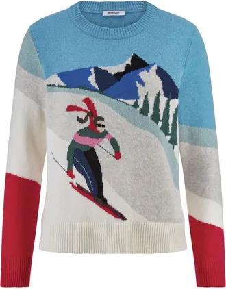 Peter Hahn Rundhals-Pullover Peter Hahn weiss